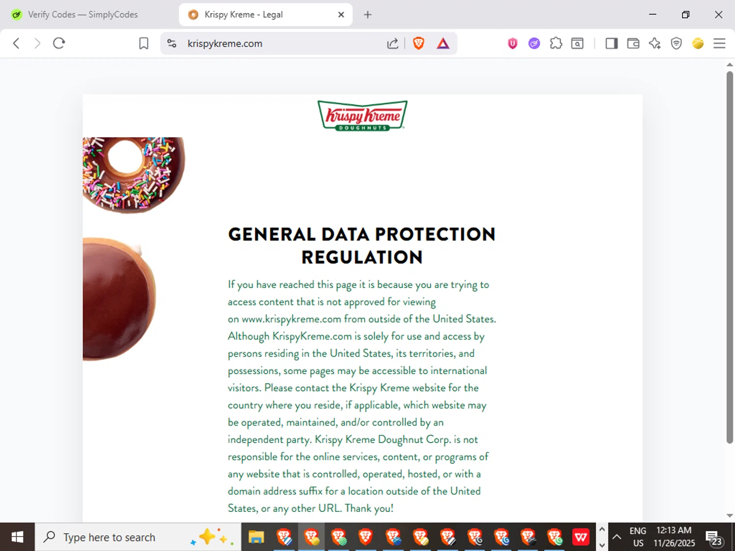 Krispy Kreme Promo Codes - $5 Off (3 Verified) Feb 2026