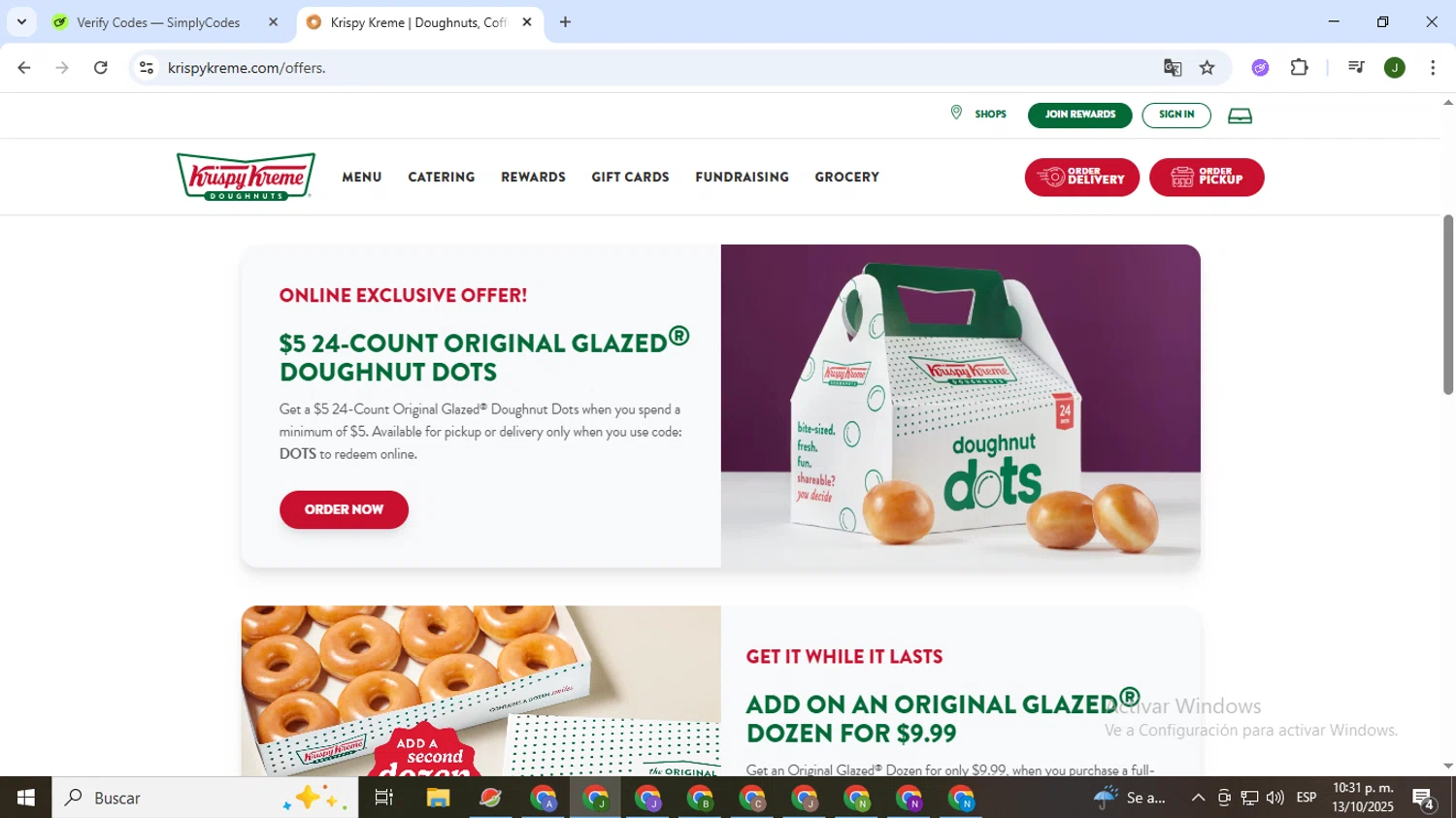 Krispy Kreme Promo Codes - $10 Off (4 Verified) Nov 2025
