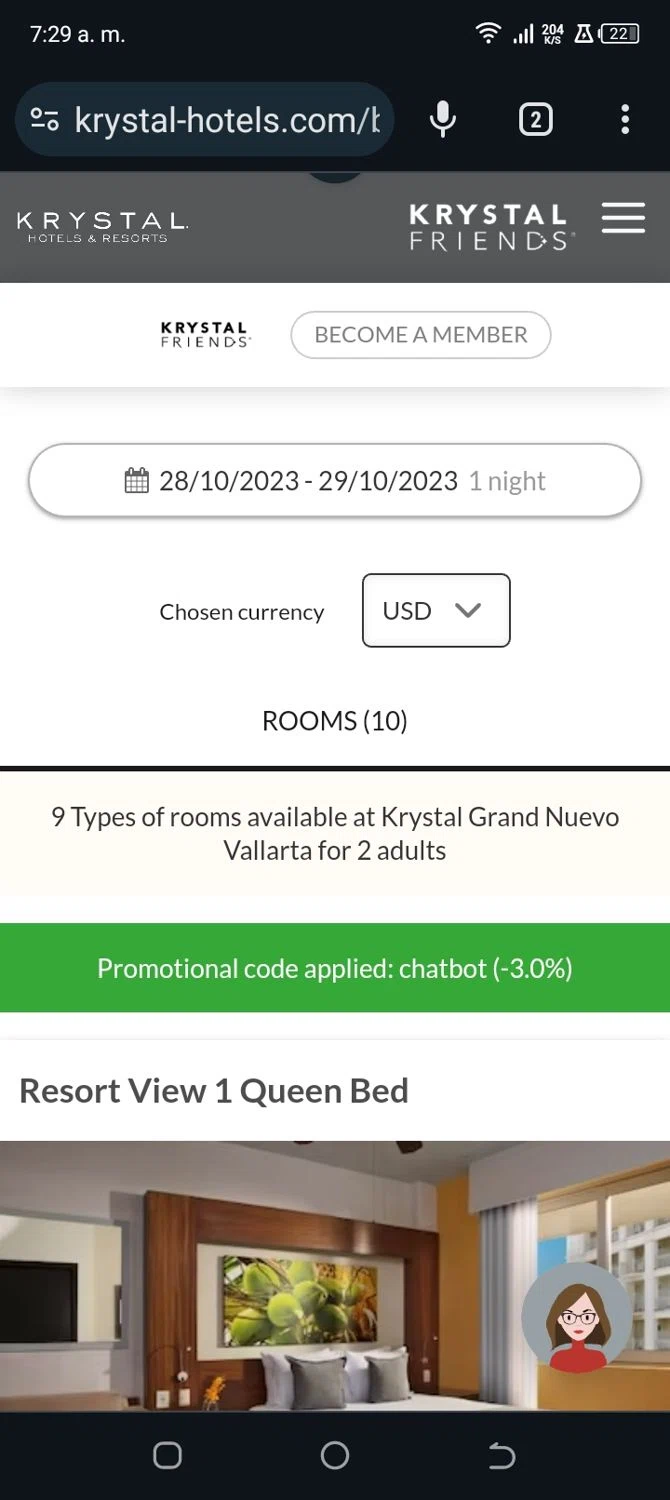 Krystal Hotels & Resorts Promo Codes - 3% Off | January 2025