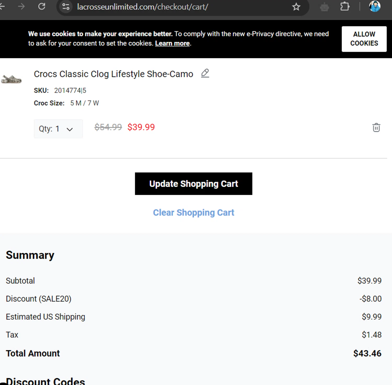 Lacrosse Unlimited Promo Codes - 20% Off | October 2024