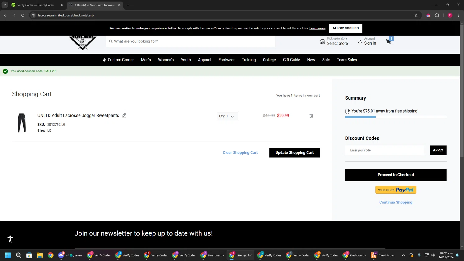 Lacrosse Unlimited Promo Codes - 50% Off | January 2025