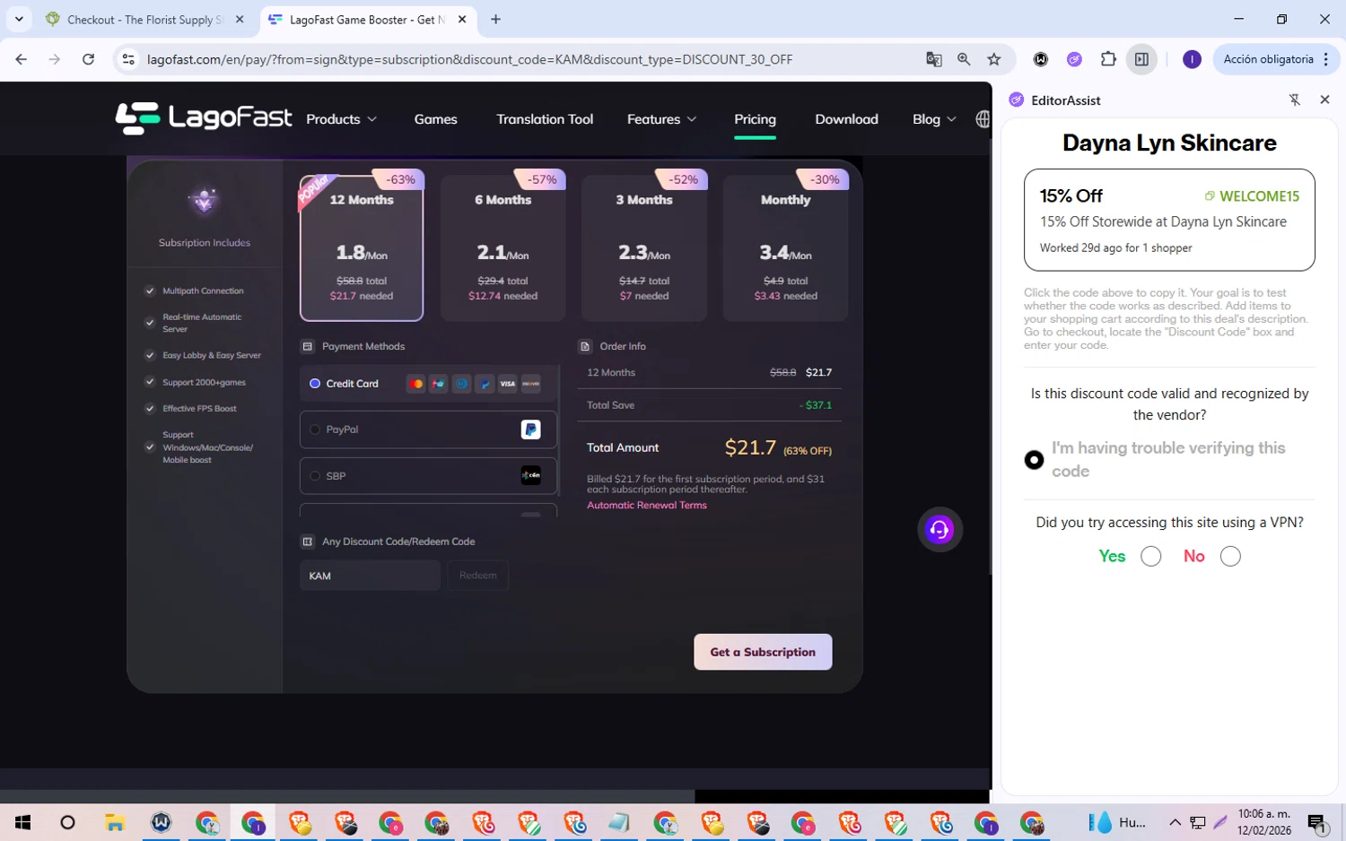 LagoFast Promo Codes - 30% Off (23 Verified) Feb 2026