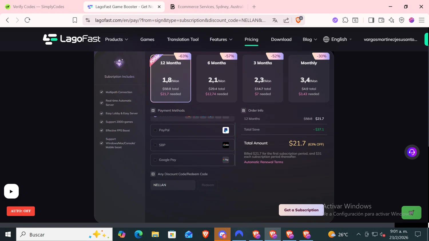 LagoFast Promo Codes - 30% Off (22 Verified) Mar 2026