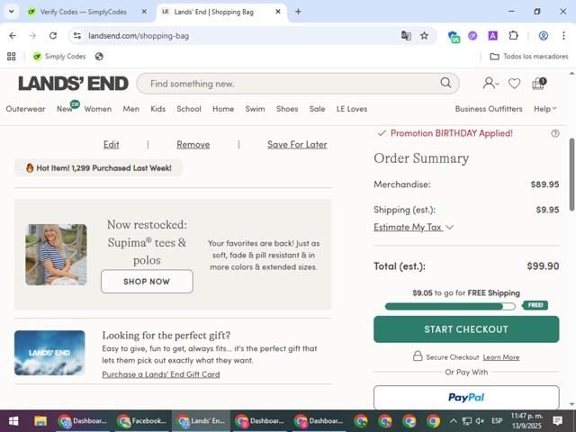 Lands' End Promo Codes (16 Verified) - 50% Off Sep 2025
