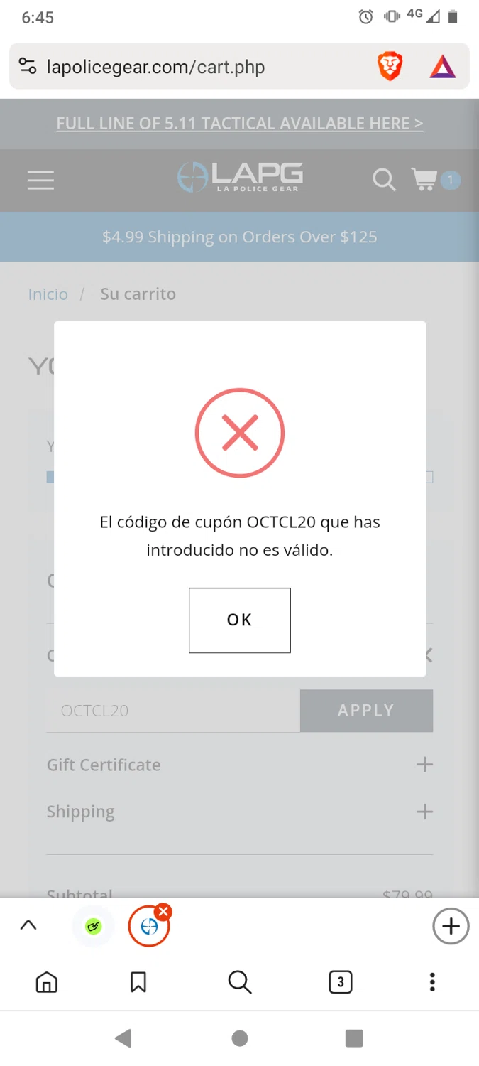 L.A.Police Gear Promo Codes - 15% Off | November 2024