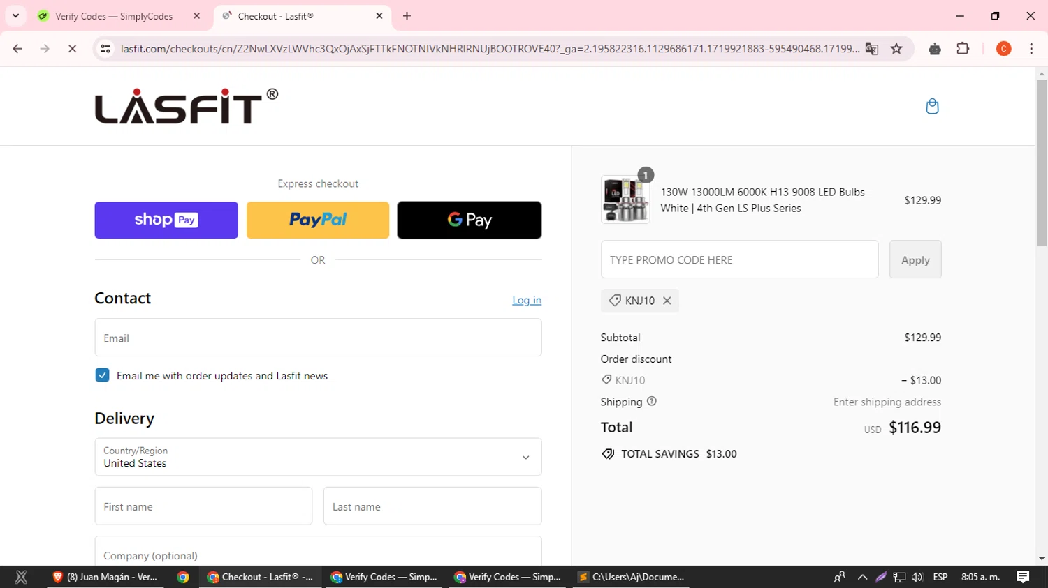 Lasfit Promo Codes - 10% Off | October 2024