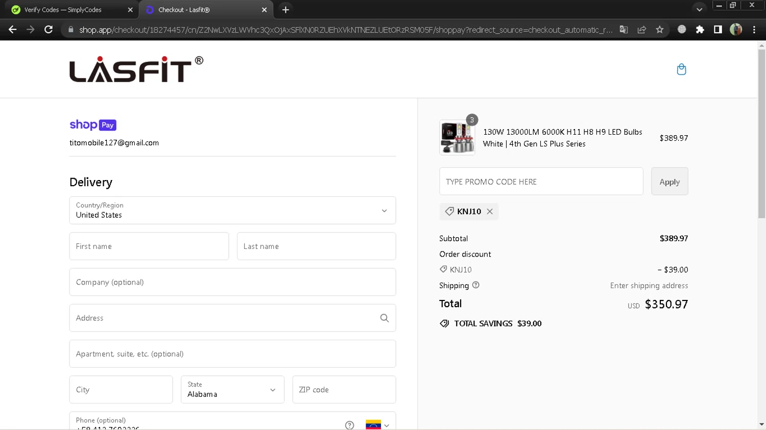 Lasfit Promo Codes - 10% Off | October 2024