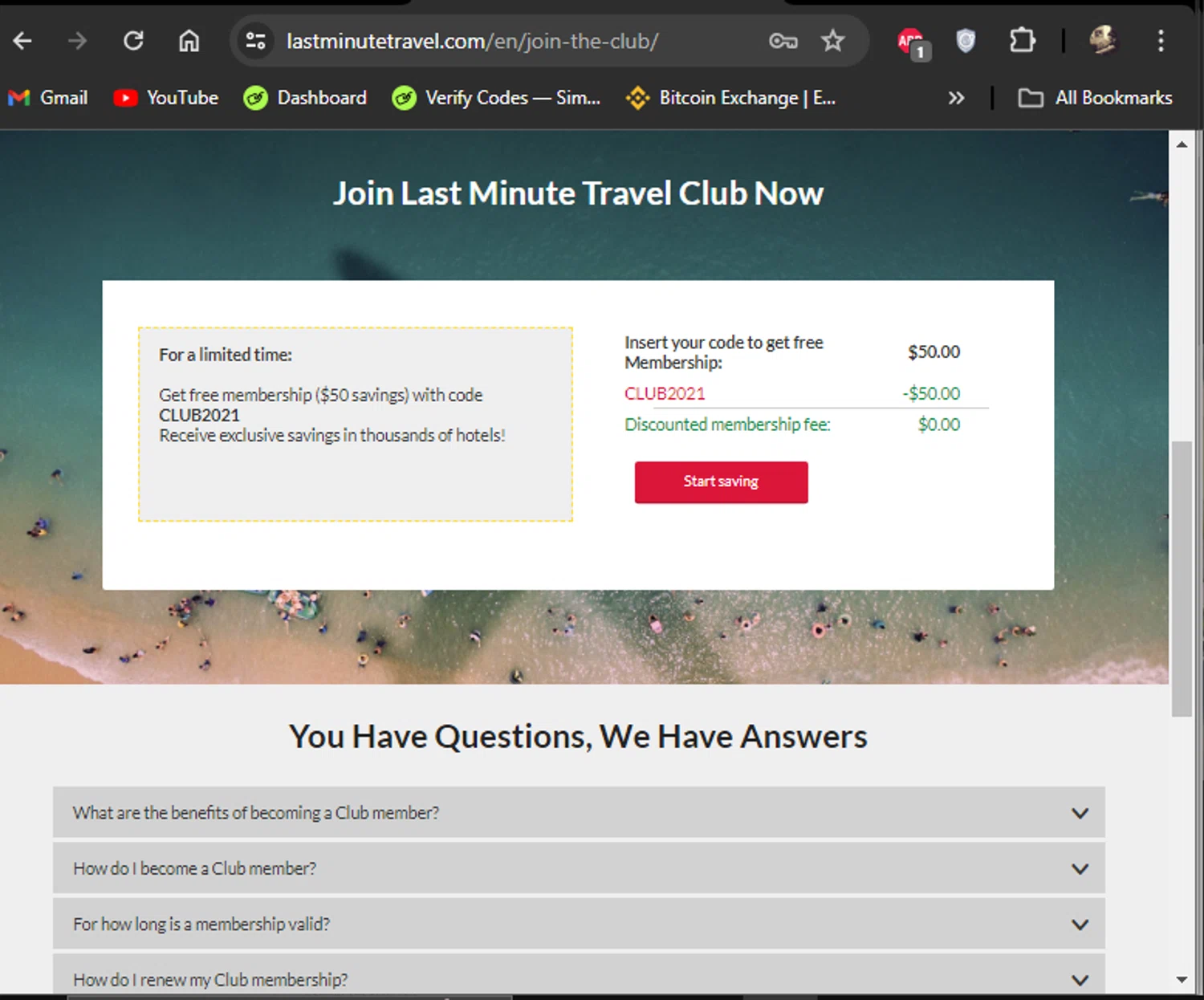 Last Minute Travel Promo Codes – 50% Off | June 2024