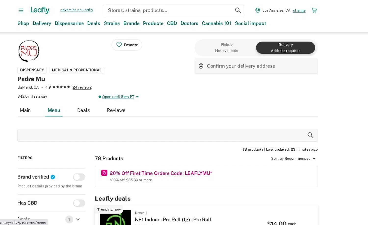 Leafly Promo Codes (7 Verified) - 20% Off Sitewide Jan 2025