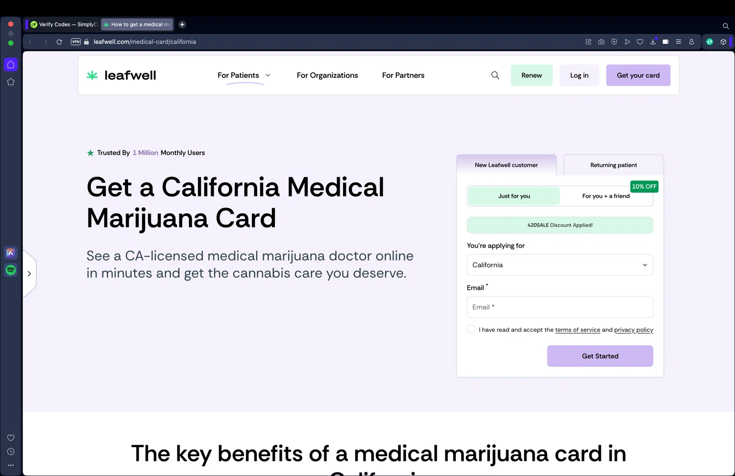 Leafwell Promo Codes (7 Verified) - $10 Off w/Code Oct 2025