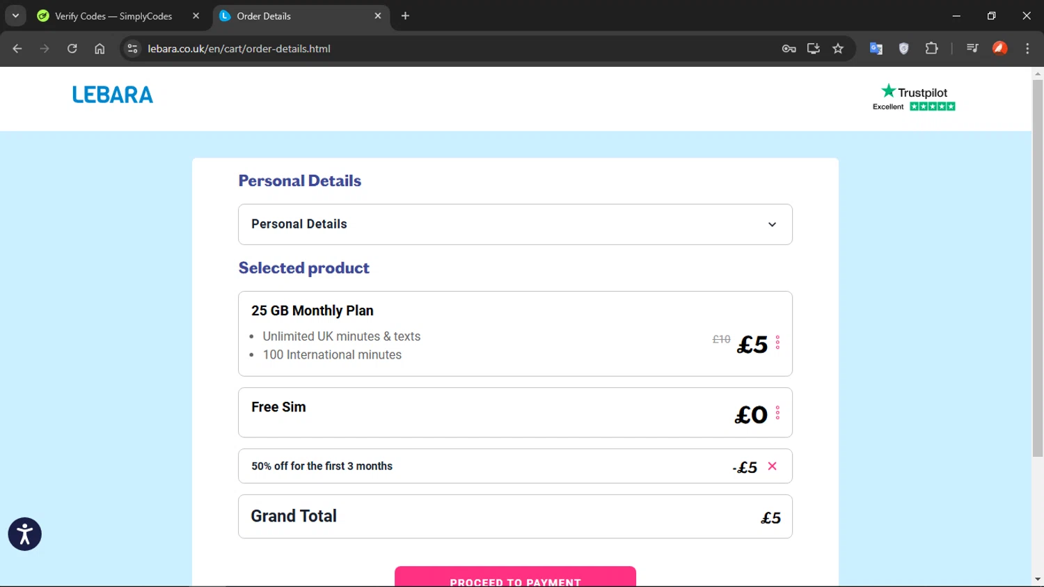 Lebara Promo Codes - 50% Off | December 2024