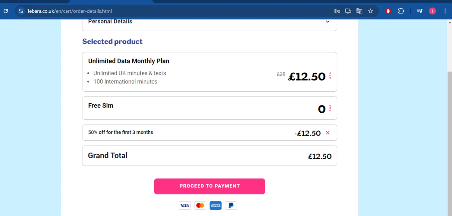 Lebara Promo Codes - 50% Off | October 2024