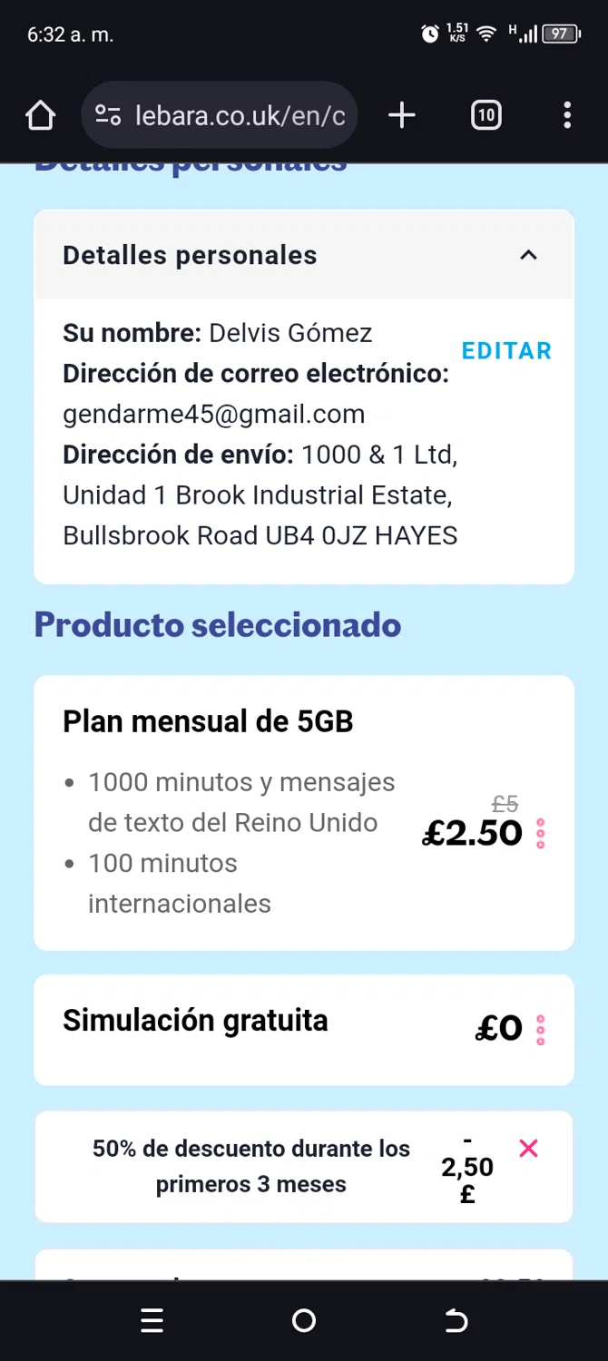 Lebara Promo Codes - 50% Off | October 2024