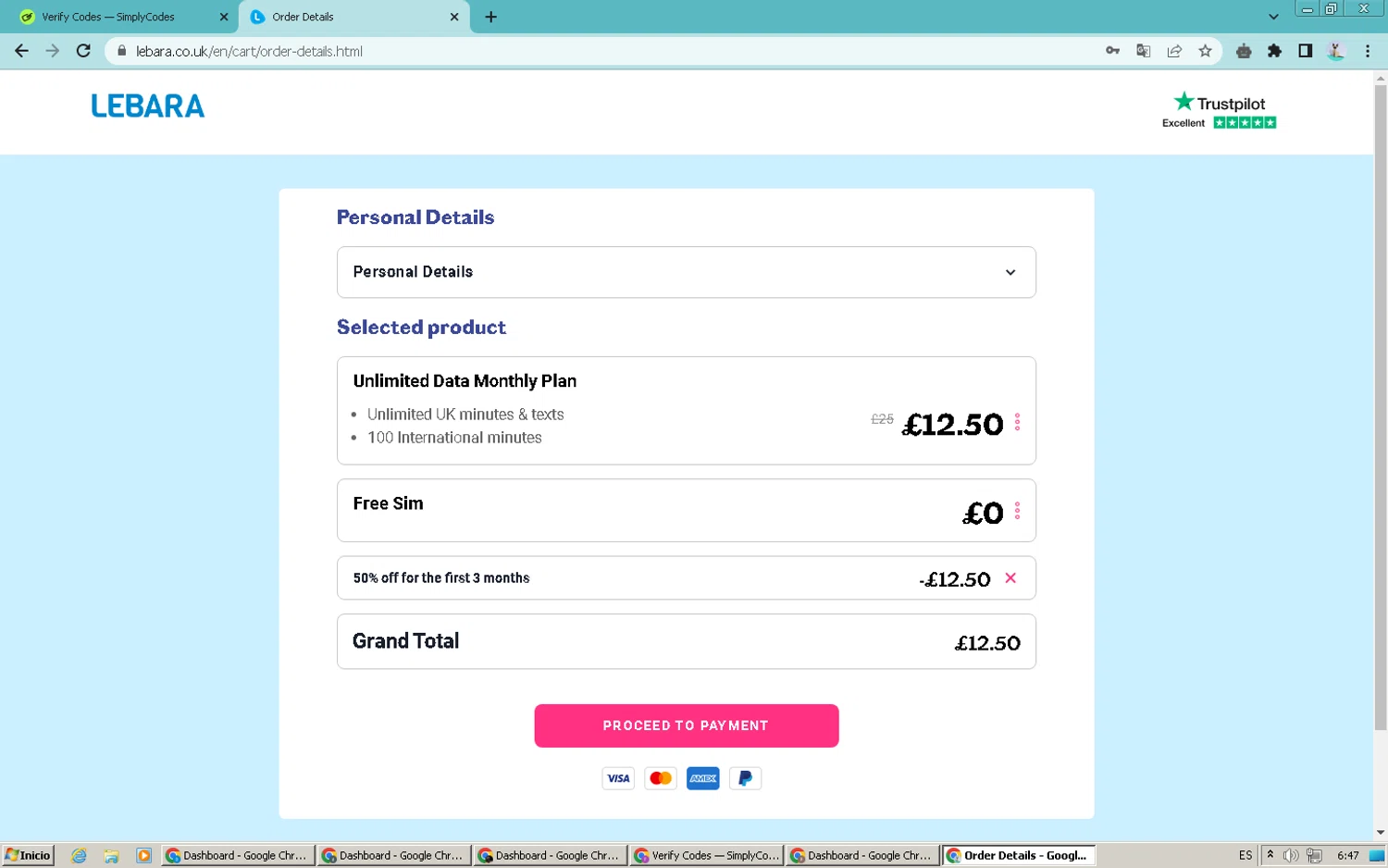 Lebara Promo Codes - 50% Off | October 2024