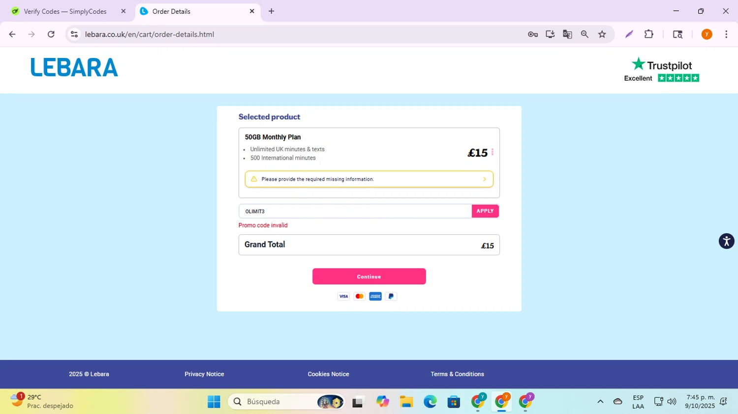 Lebara Discount Codes - 50% Off (7 Verified) Oct 2025