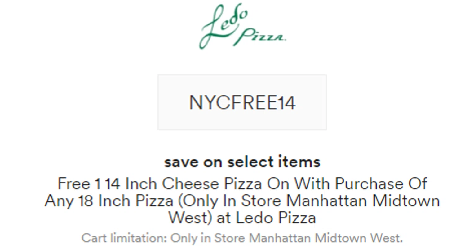 Ledo Pizza Promo Codes – 20% Off | August 2024