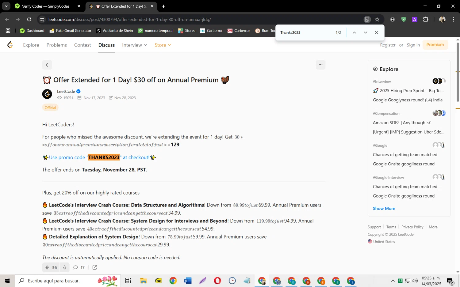 LeetCode Promo Codes - 30% Off Coupons Oct 2025