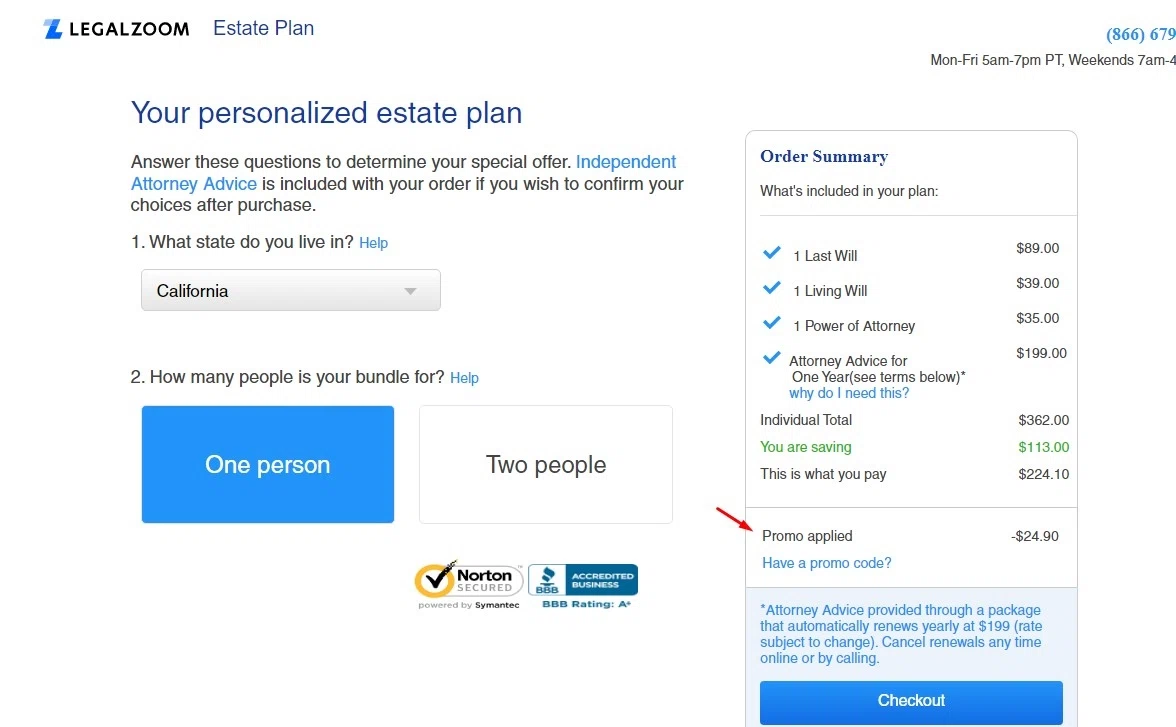 LegalZoom Promo Codes - 10% Off | September 2024