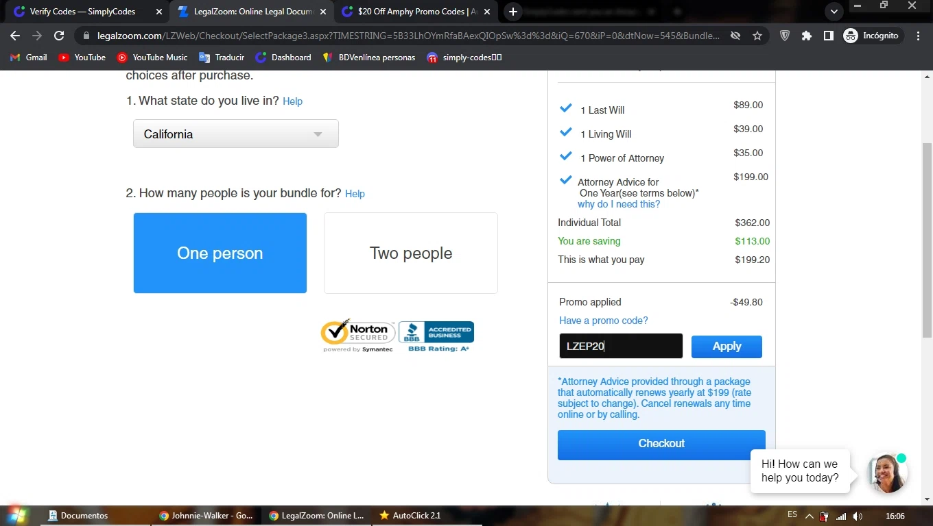 LegalZoom Promo Codes - $10 Off | August 2024