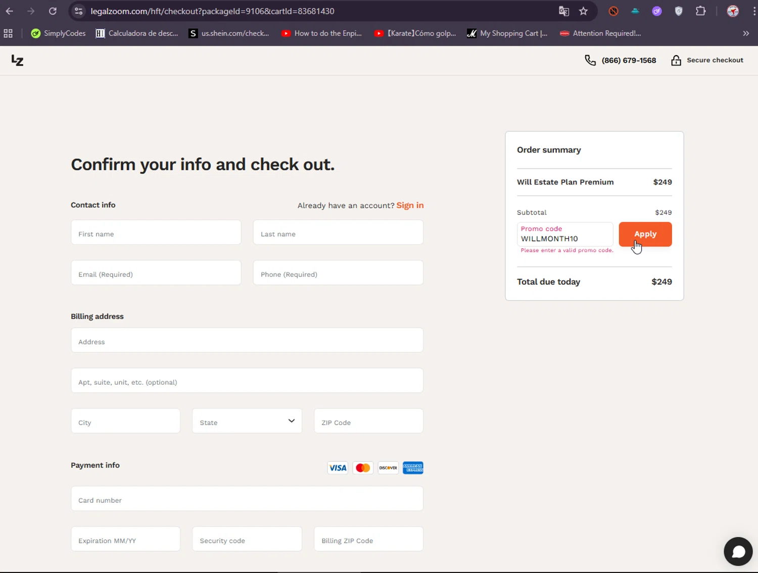 LegalZoom Promo Codes - 10% Off (3 Verified) Oct 2025