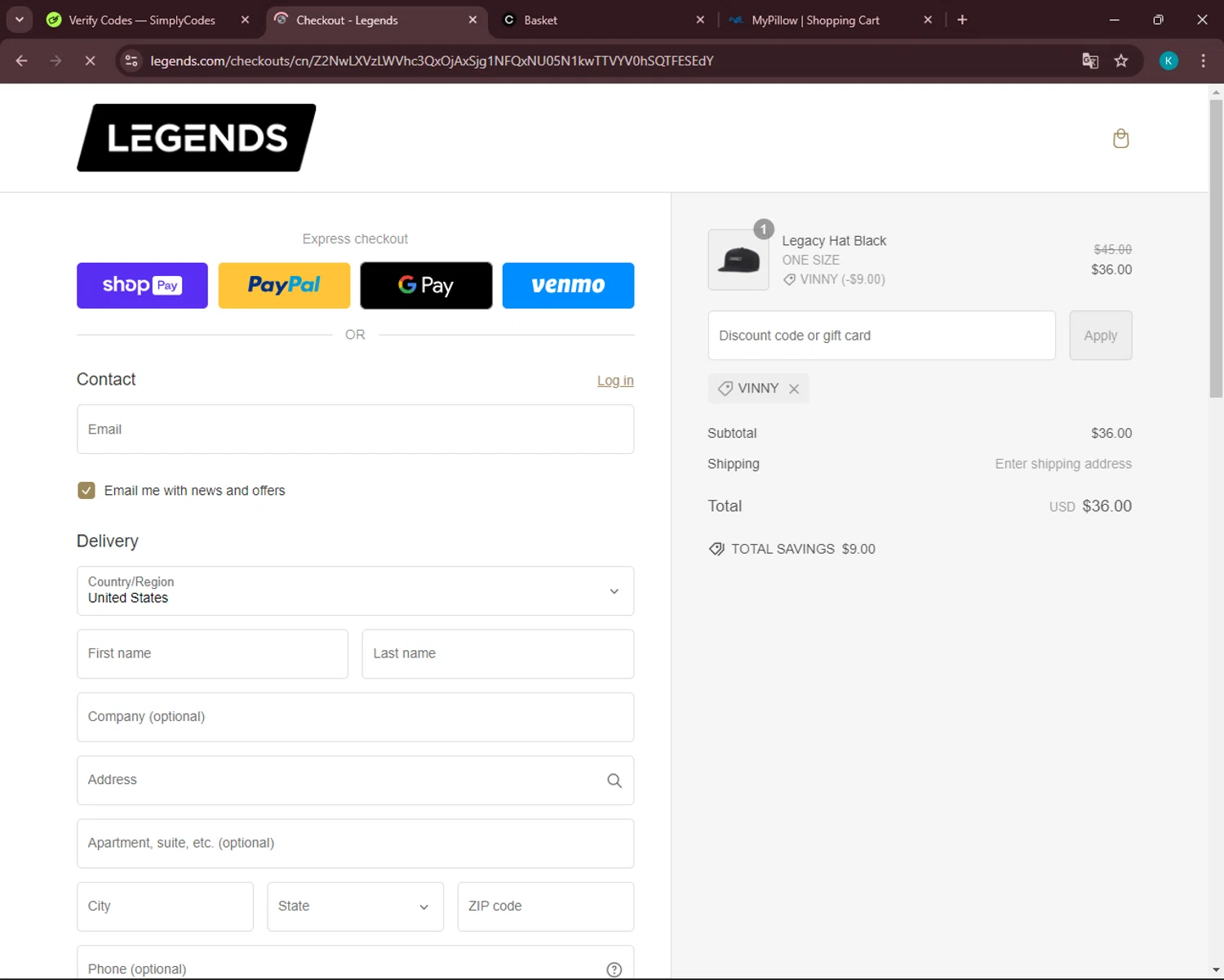 Legends Discount Codes - 20% Off | October 2024