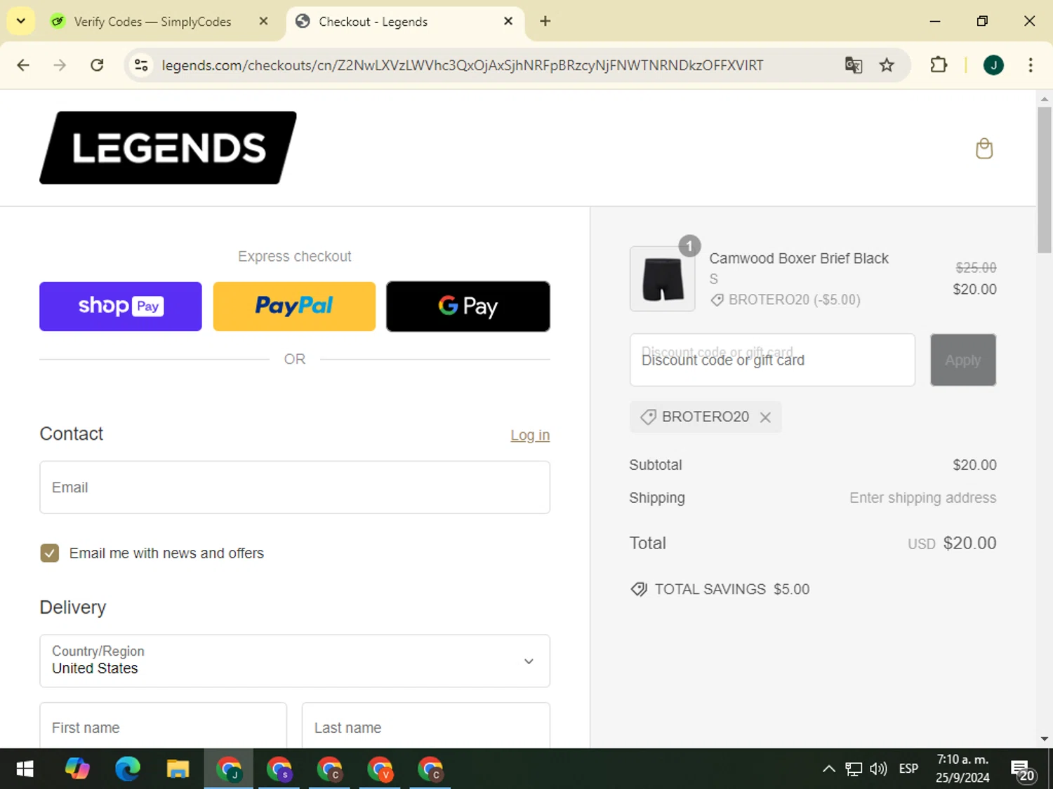 Legends Discount Codes - 20% Off | October 2024