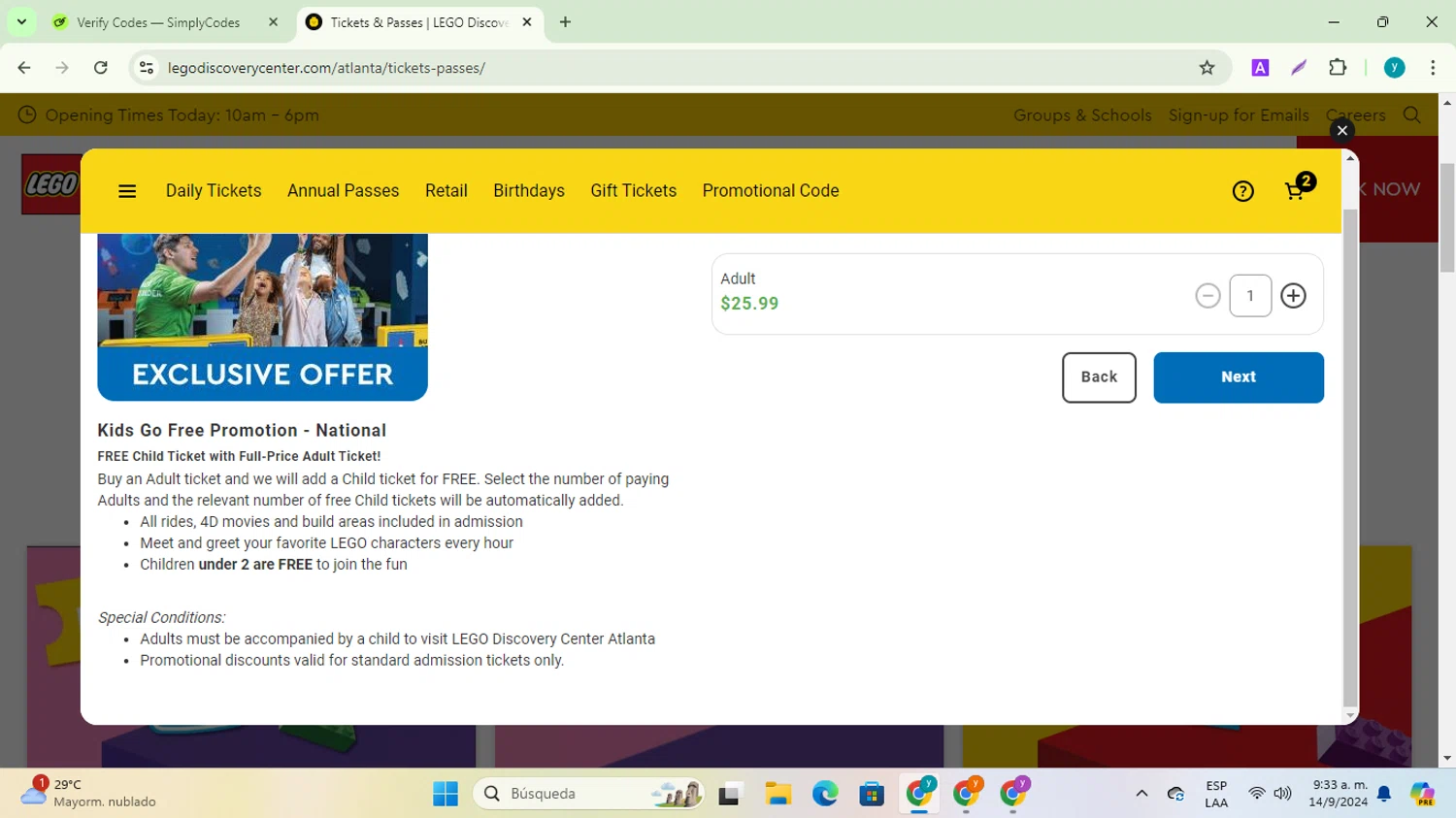 Legoland Discovery Centers Promo Codes - $10 Off | October 2024