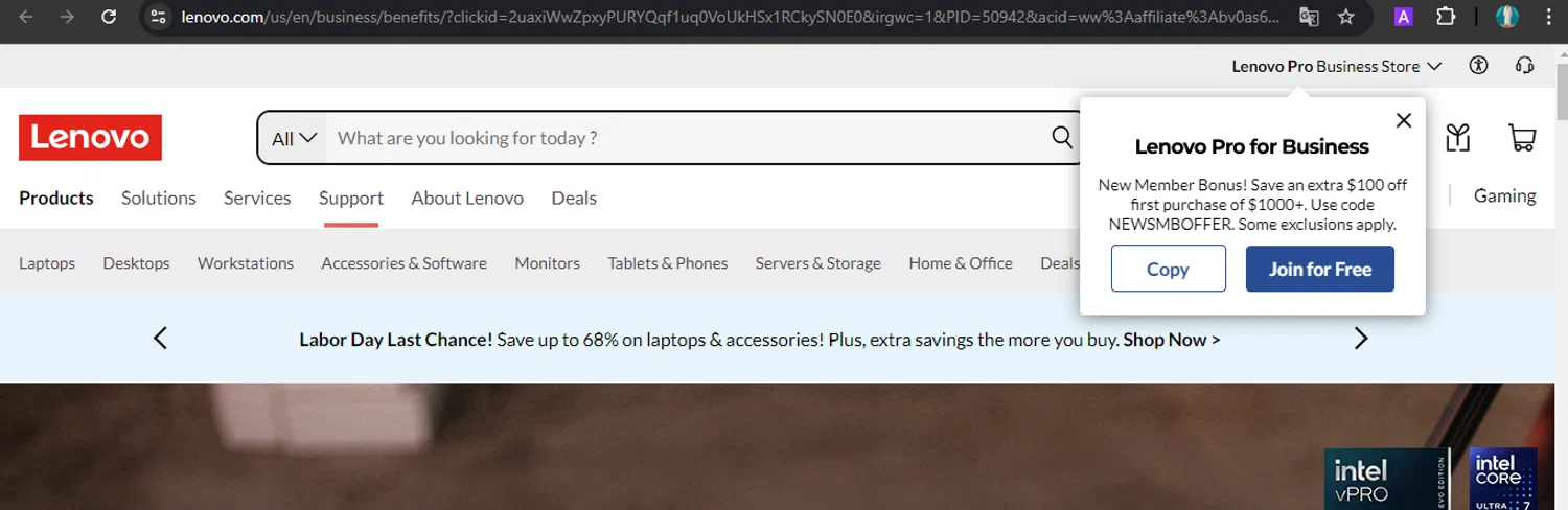 Lenovo Coupon Codes - 5% Off | September 2024