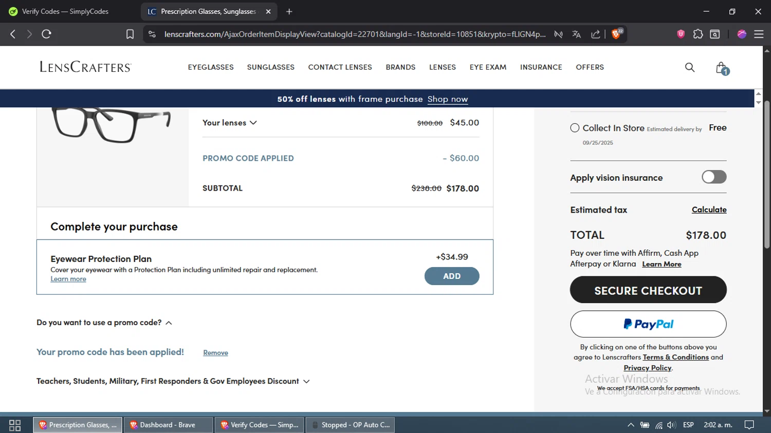 LensCrafters Promo Codes - $145 Off (Verified) Oct 2025