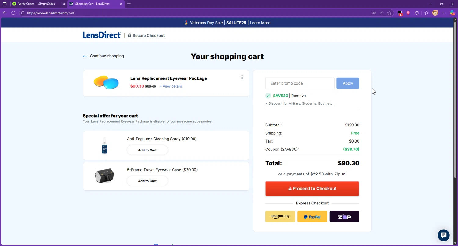 Lens Direct Promo Codes - 30% Off (77 Verified) Mar 2026