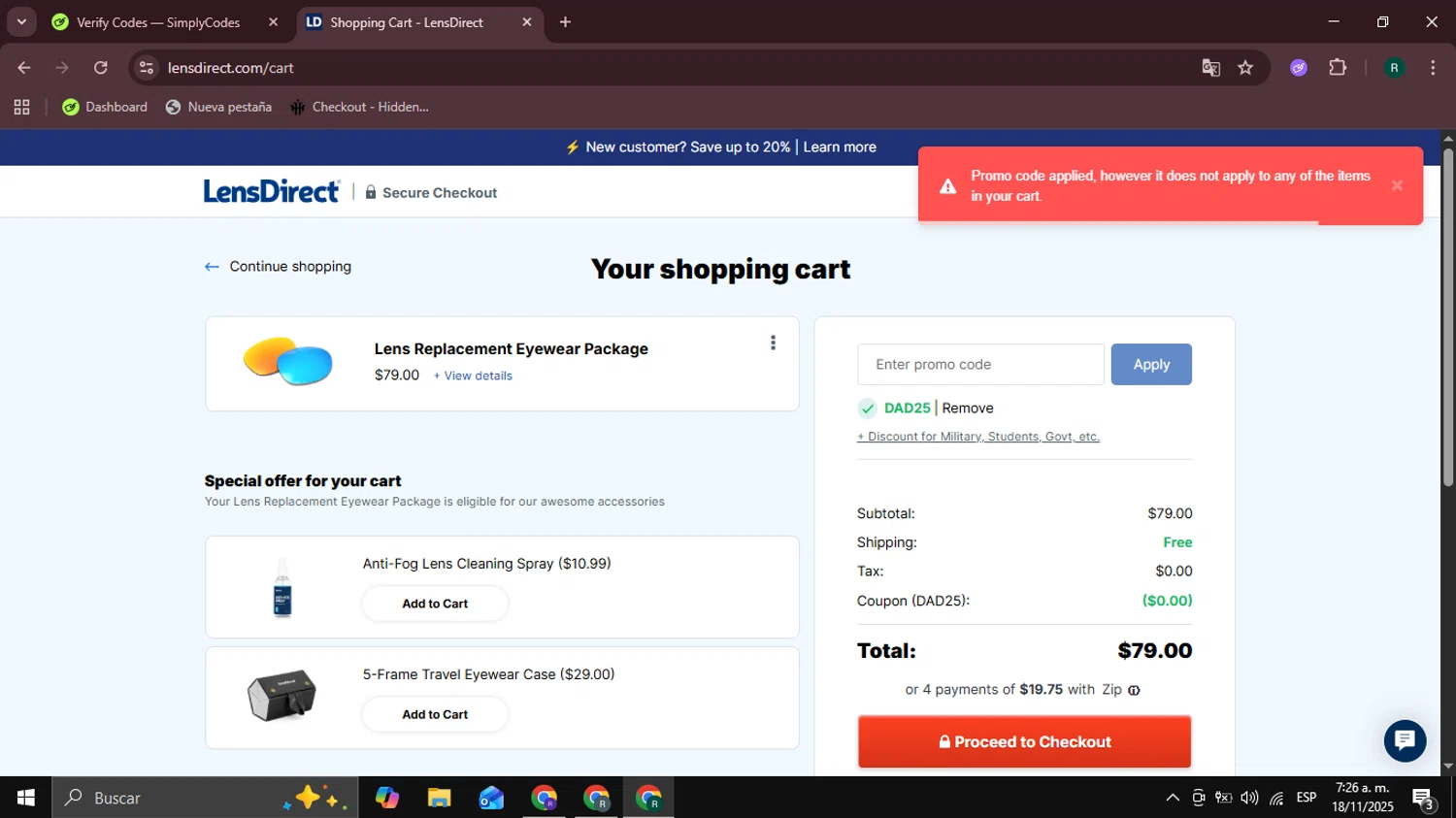 Lens Direct Promo Codes - 30% Off (77 Verified) Mar 2026