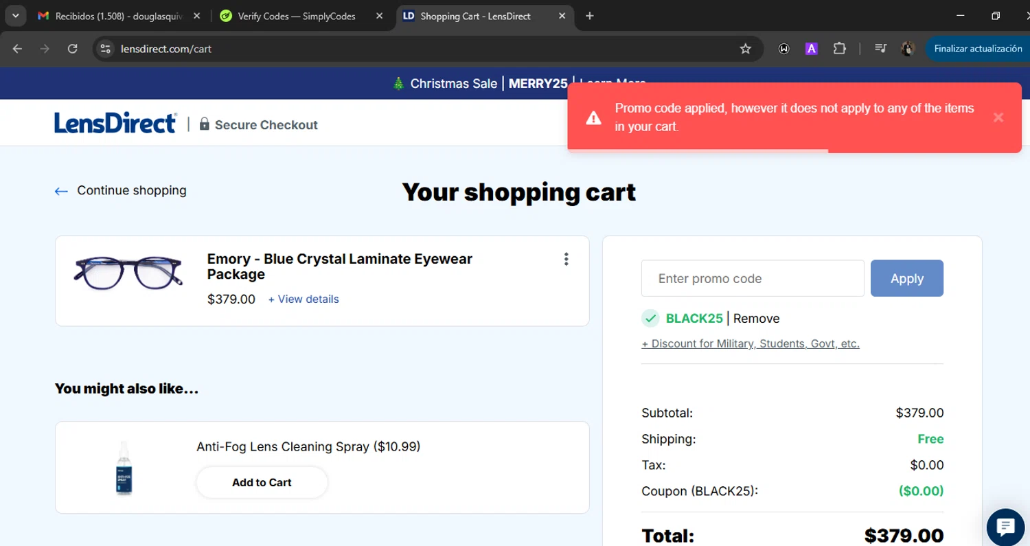 Lens Direct Promo Codes - 30% Off (74 Verified) Jan 2026