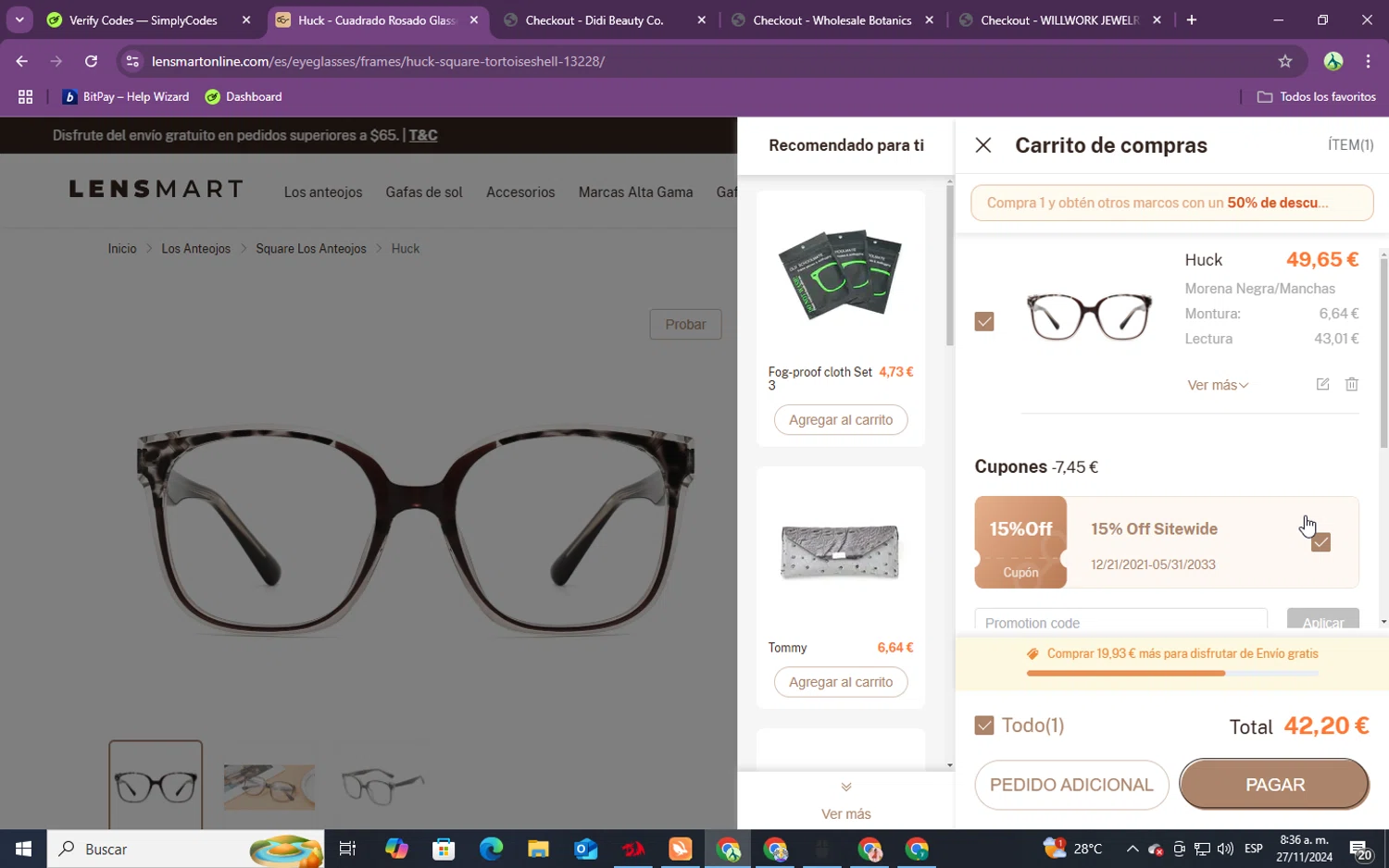 Lensmart Online Coupon Codes - 25% Off | December 2024