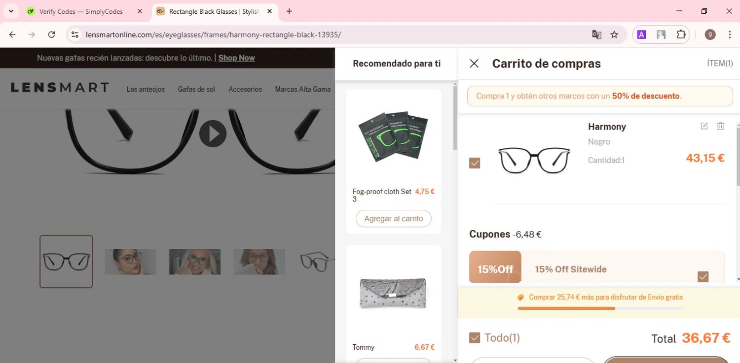 Lensmart Online Promo Codes - 25% Off Sep 2025