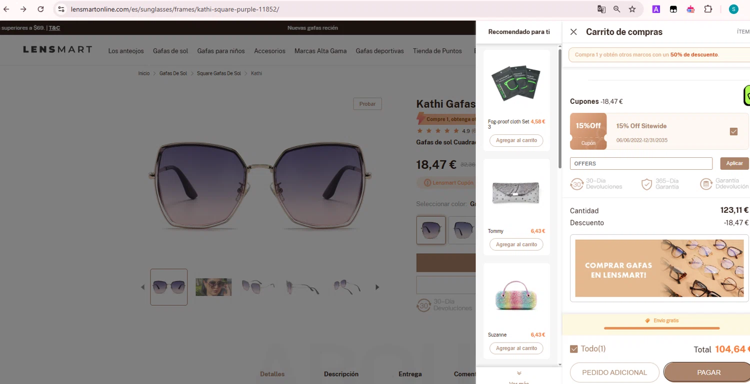 Lensmart Online Promo Codes - $10 Off Sep 2025