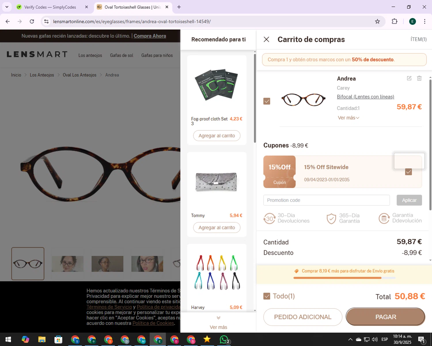 Lensmart Online Promo Codes - 25% Off Oct 2025