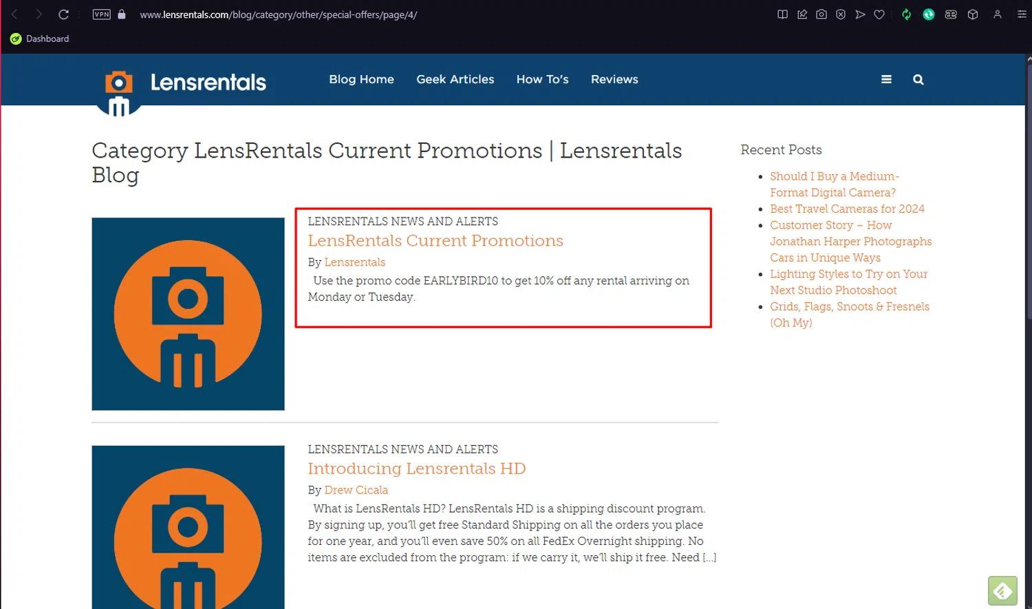 LensRentals.com Promo Codes - 15% Off | November 2024