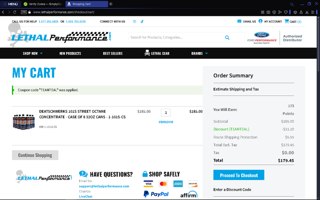 Lethal Performance Promo Code (11 Verified) - 6% Off Feb 2025