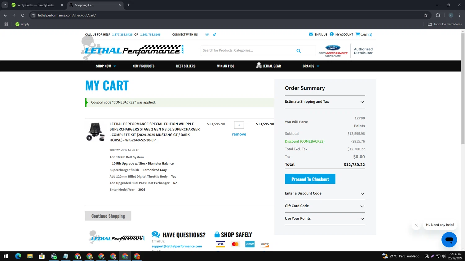 Lethal Performance Discount Codes - 10% Off | January 2025