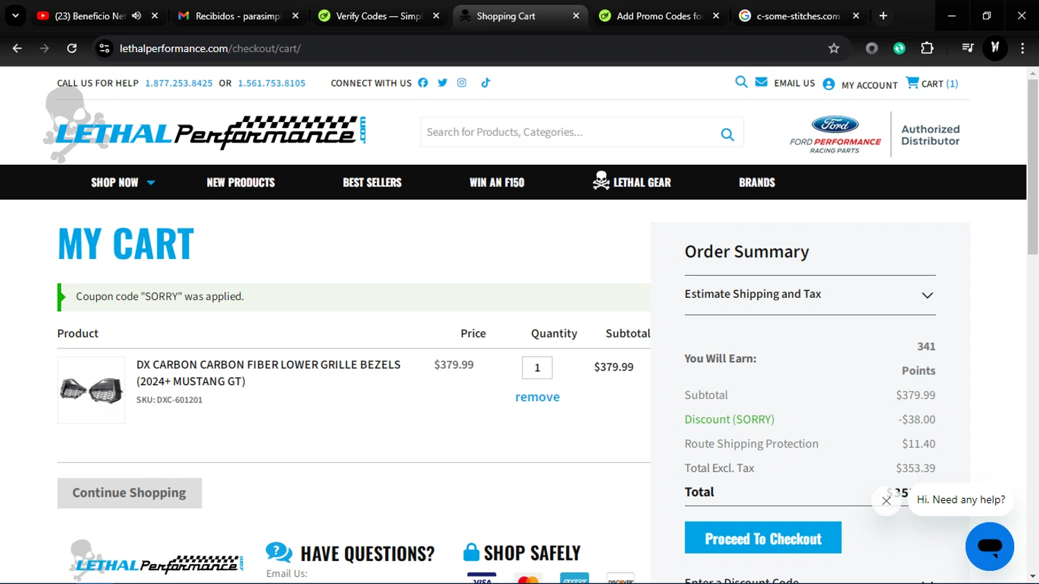 Lethal Performance Discount Codes - 10% Off | November 2024