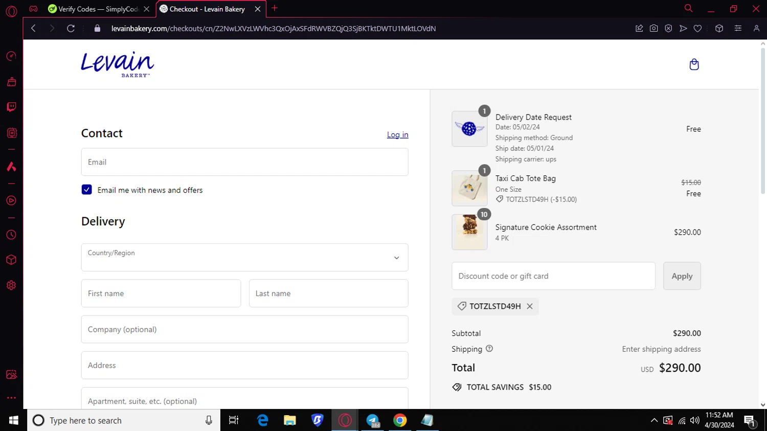 Levain Bakery Discount Codes - 33% Off | September 2024
