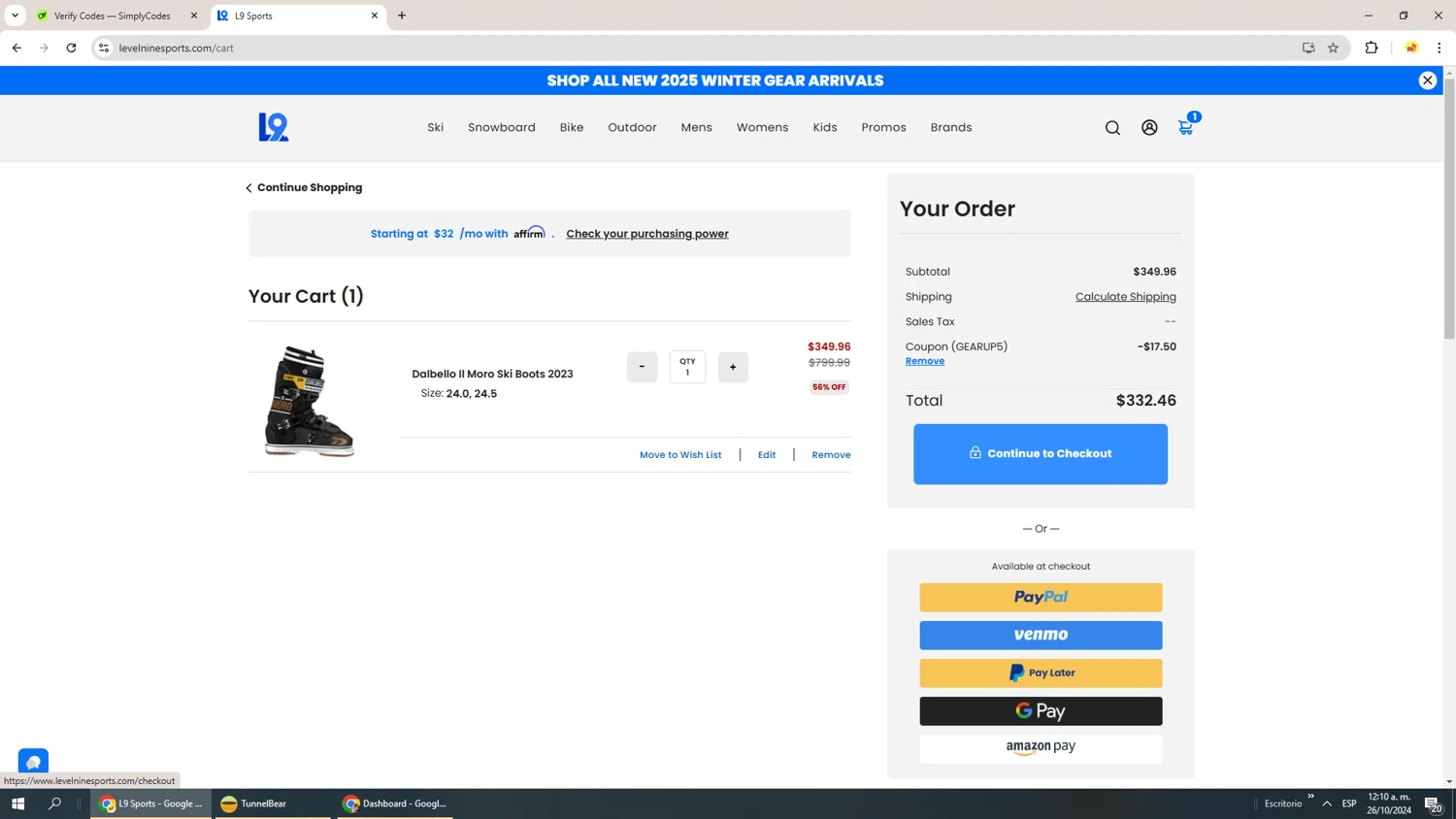 Level Nine Sports Coupons - $200 Off | December 2024