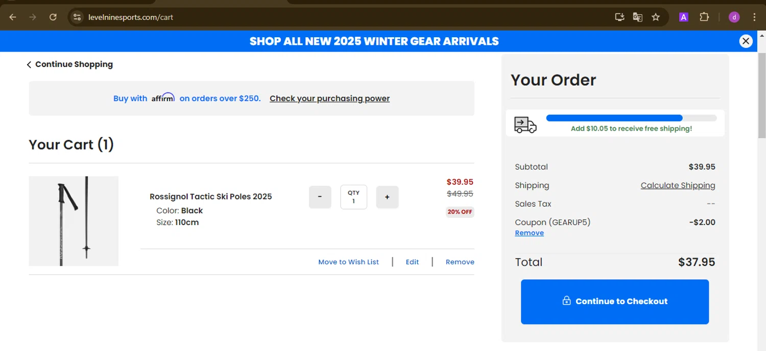 Level Nine Sports Coupons - $200 Off | December 2024