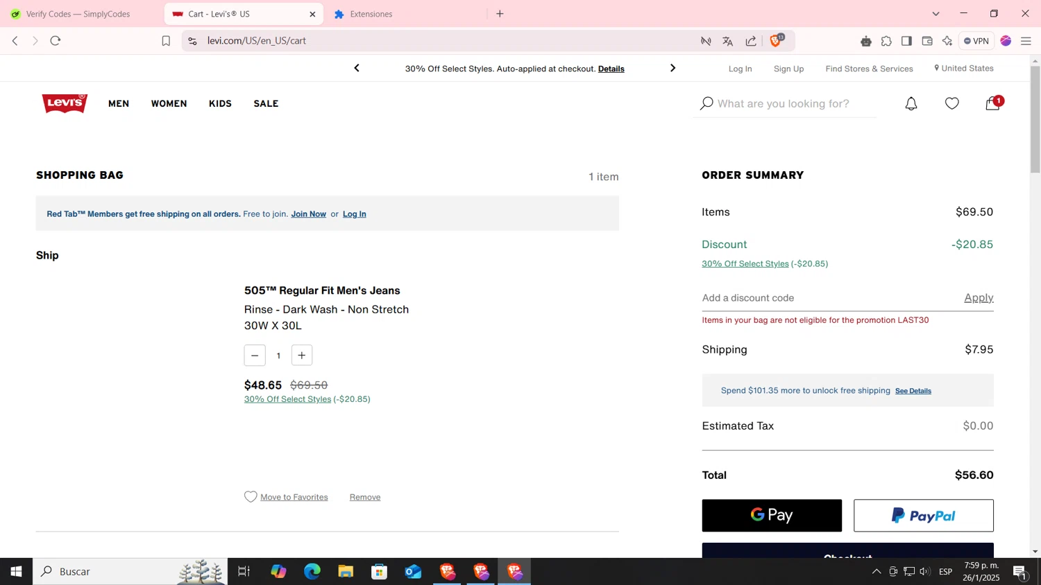 Levi's Promo Codes (10 Verified) - 30% Off w/ Code Jan 2025