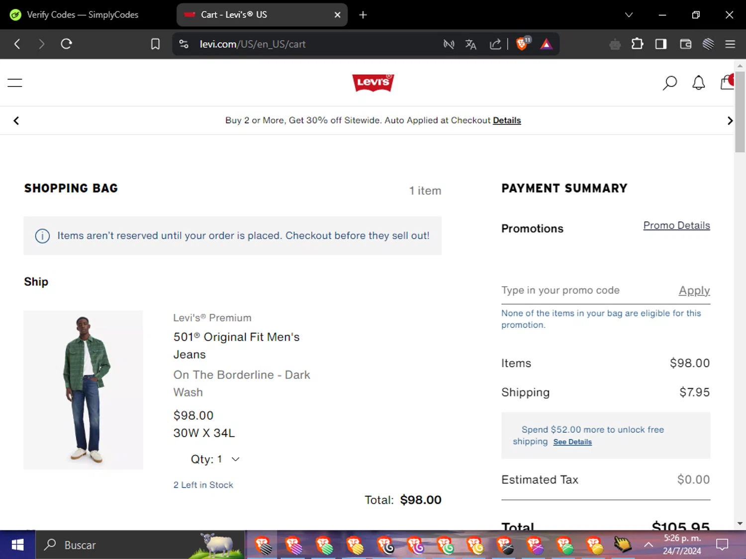 Levi's Promo Codes – 50% Off | July 2024