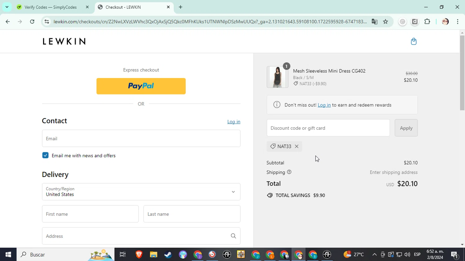 Lewkin Discount Codes - 40% Off Promo Codes in August 2024 | SimplyCodes