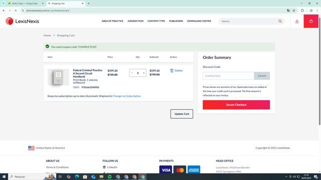 LexisNexis Promo Codes (4 Verified) - 20% Off Jun 2025