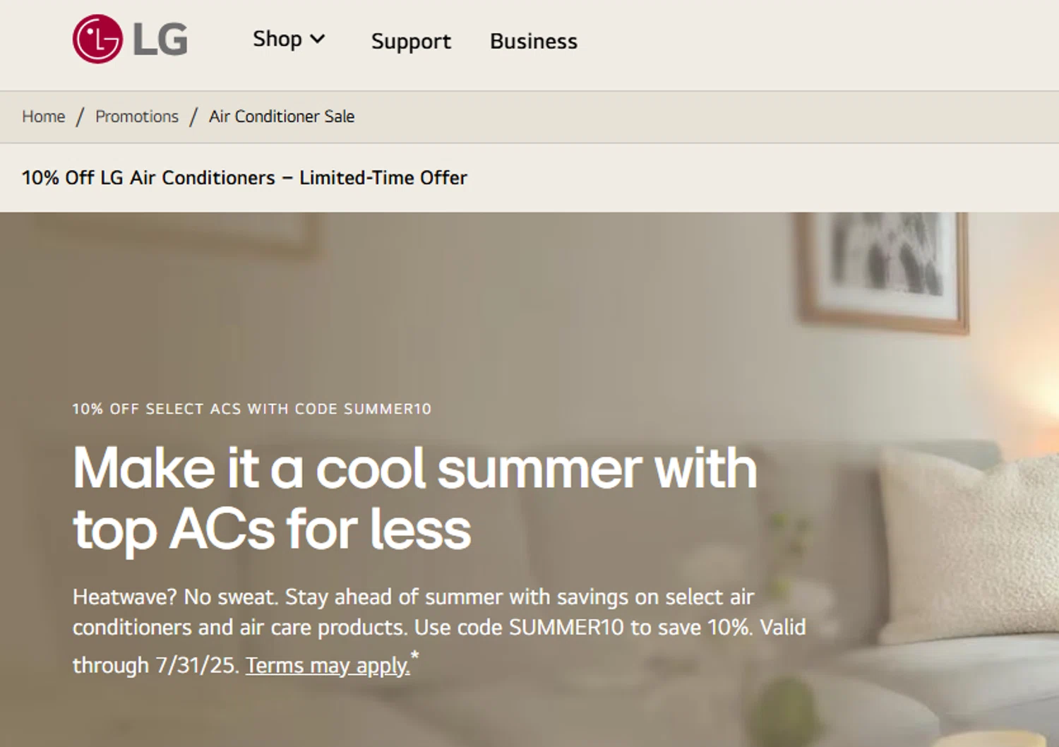 LG Promo Codes - 10% Off (2 Verified) Sep 2025