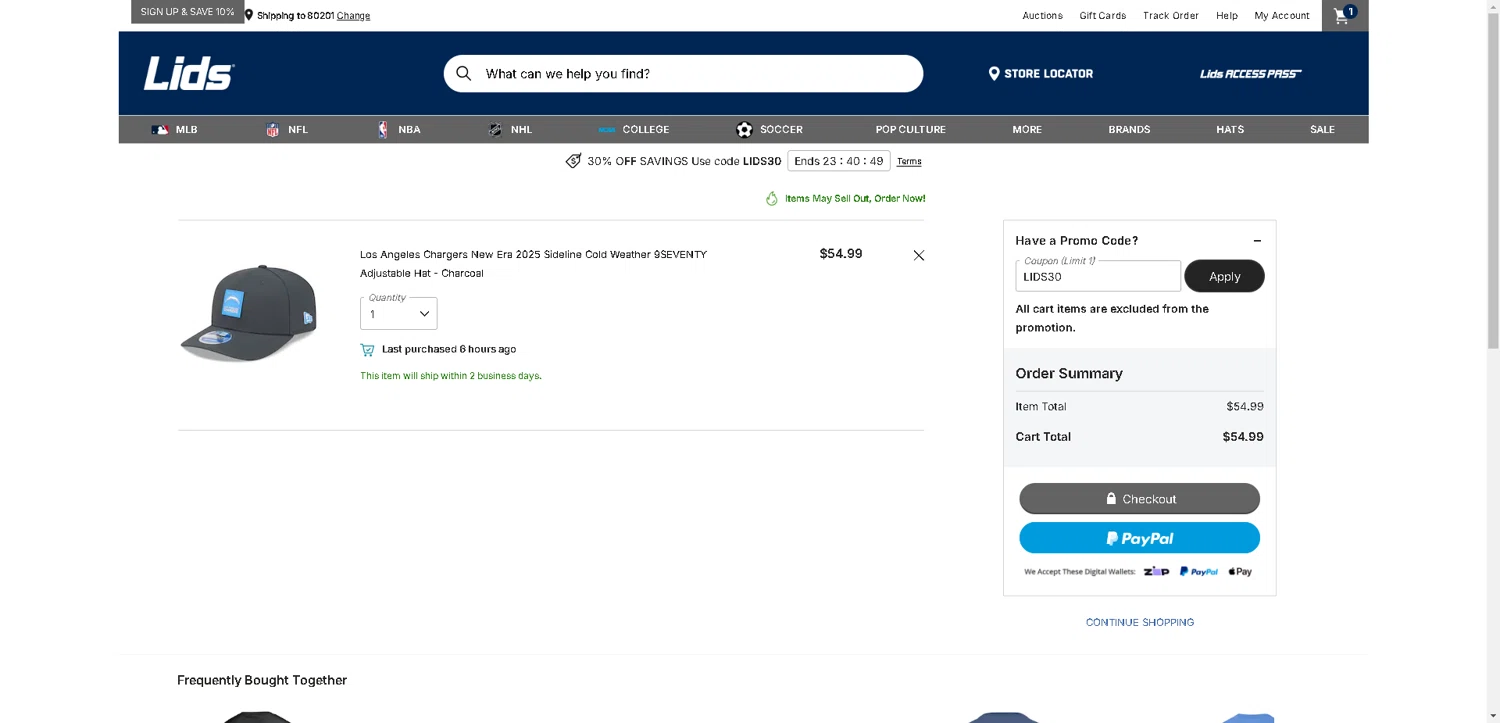 Lids Discount Codes - 30% Off (15 Verified) Oct 2025