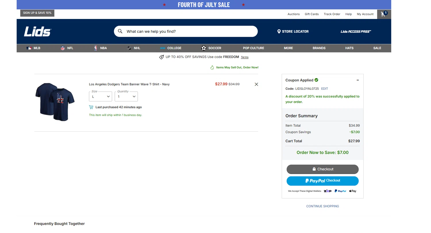 Lids Discount Codes - 15% Off (8 Verified) Aug 2025